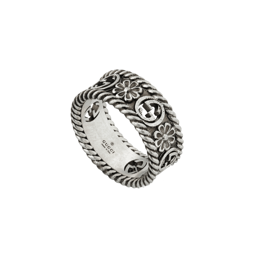 Gucci Interlocking G silver ring - Fecarotta Gioielli