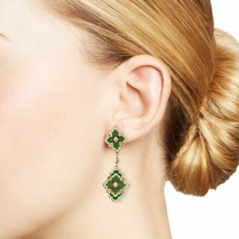 Buccellati Opera Tulle Pendant Earrings - Fecarotta Gioielli